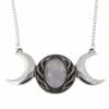 Triple moon necklace
